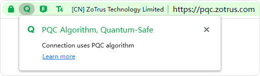 Post-Quantum Cryptography HTTPS Encryption Demo